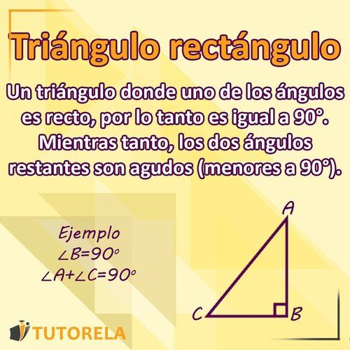 Área de un triángulo rectángulo | Tutorela
