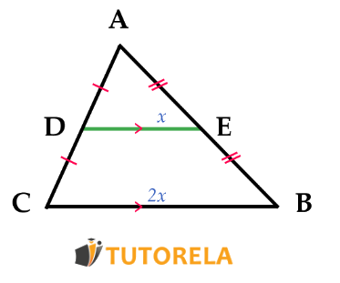 Segmento medio de un triángulo | Tutorela