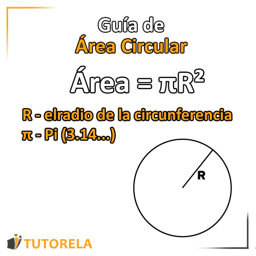 Área de un circulo | Tutorela